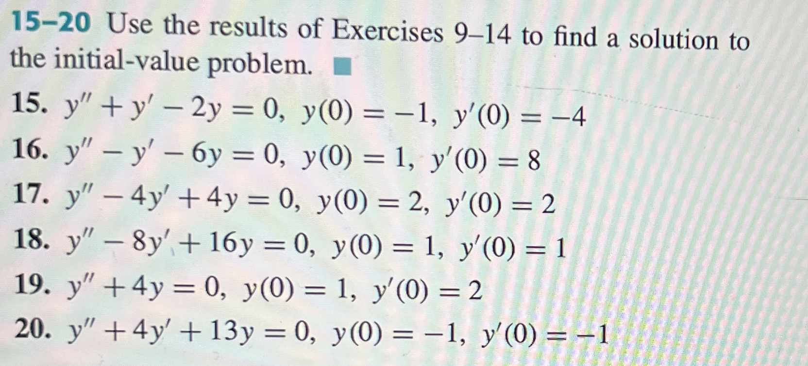 Solved #15,17,&19 ﻿plzzz!15-20 ﻿Use the results of Exercises | Chegg.com