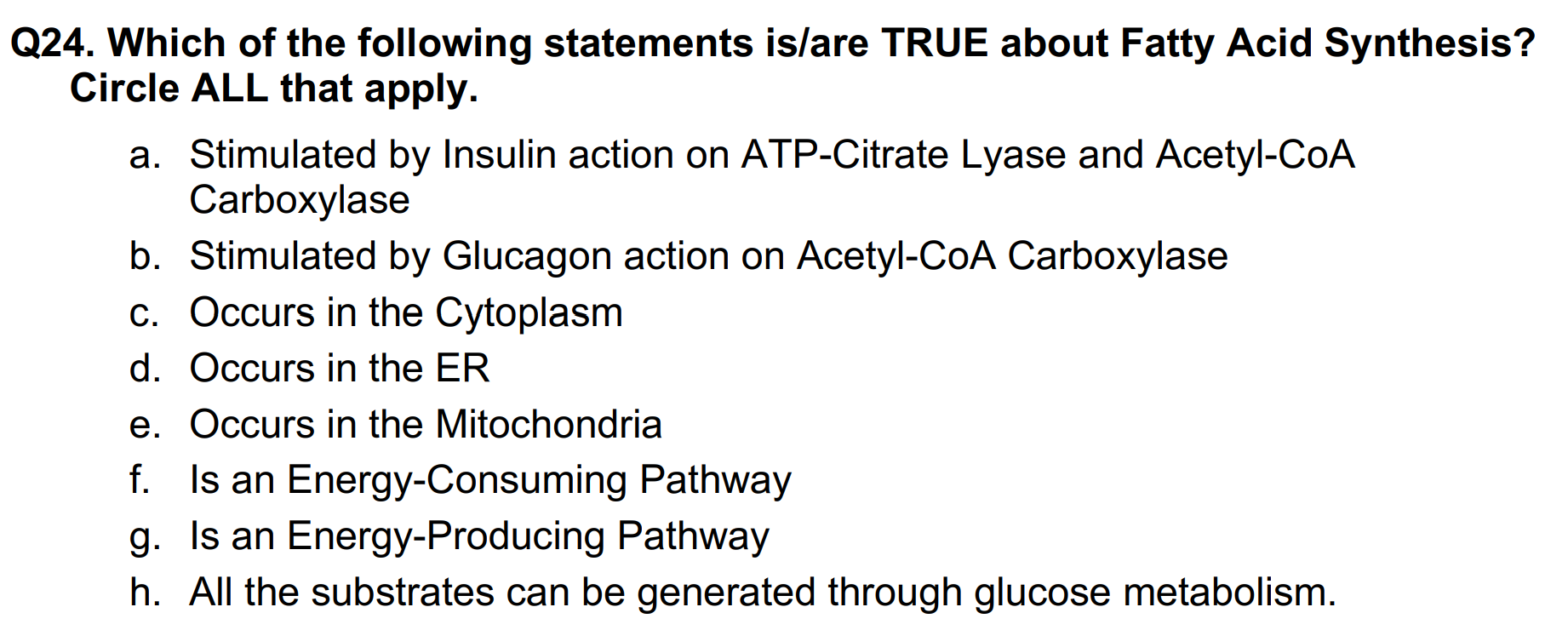 Solved Q24. ﻿Which of the following statements is/are TRUE | Chegg.com
