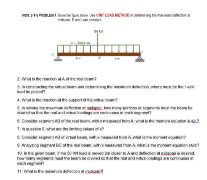 Solved (NOS. 2-11) PROBLEM 1. Given the figure below. Use | Chegg.com