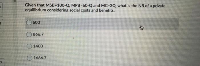 Solved Given that MSB-100-Q, MPB-60-Q and MC-20, what is the | Chegg.com