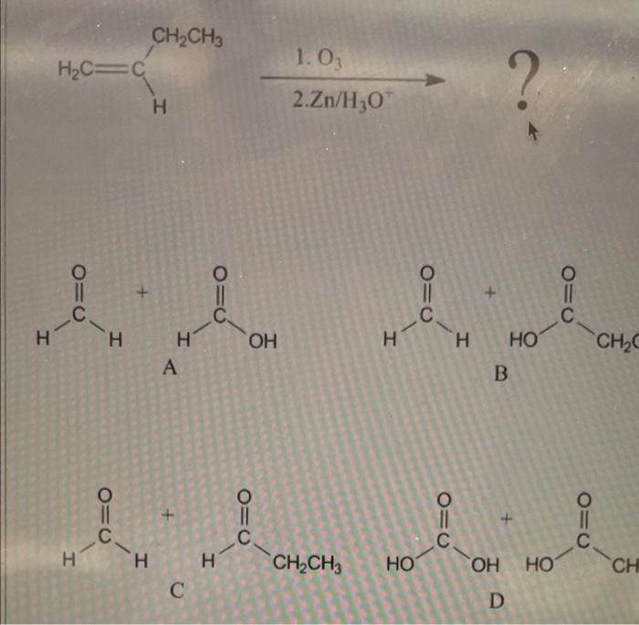 Solved H₂C H3C c=c H CH3 OH OH | | HC-C-C-H 1 CH3 CH3 CH₂ A | Chegg.com