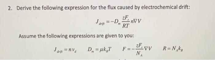 Solved Derive the following expression for the flux caused | Chegg.com