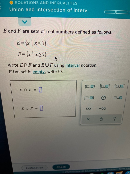 Solved B and C are sets of real numbers defined as follows. | Chegg.com