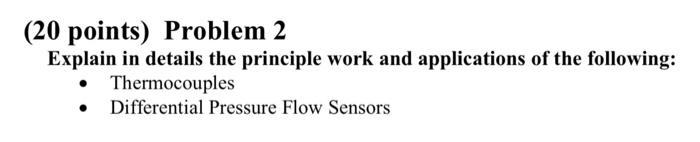 Solved (20 points) Problem 2 Explain in details the | Chegg.com