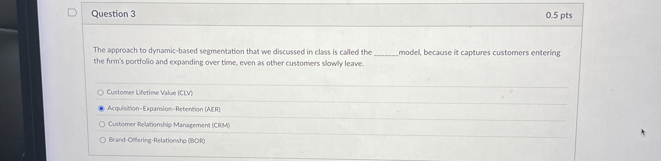 Solved Question 30.5 ﻿ptsThe approach to dynamic-based | Chegg.com