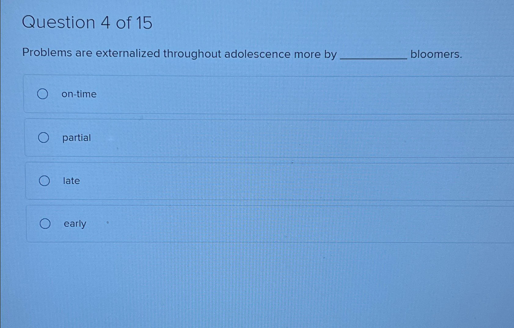 Solved Question 4 ﻿of 15problems Are Externalized Throughout