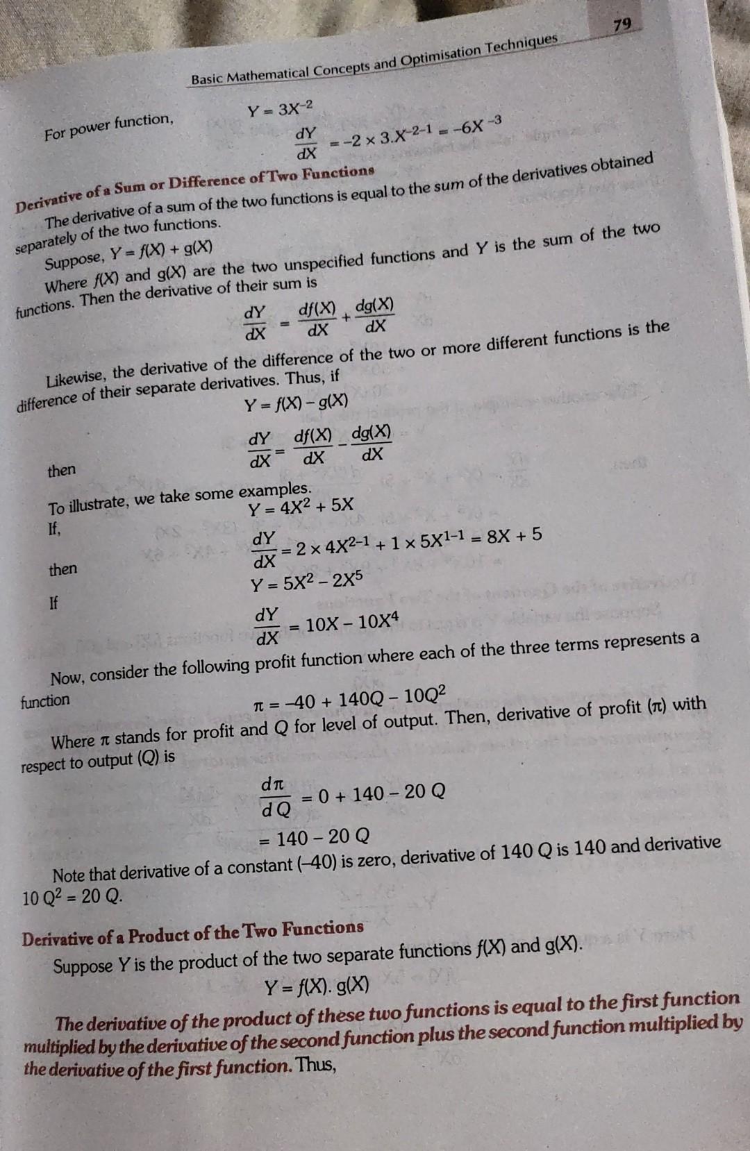 Solved 79 Basic Mathematical Concepts and Optimisation | Chegg.com