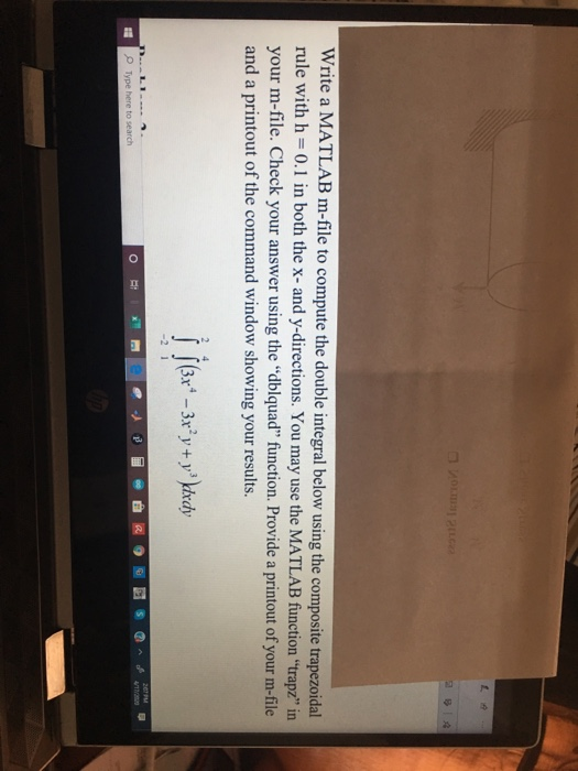 Solved а от 2 Write A Matlab M File To Compute The Double 7552