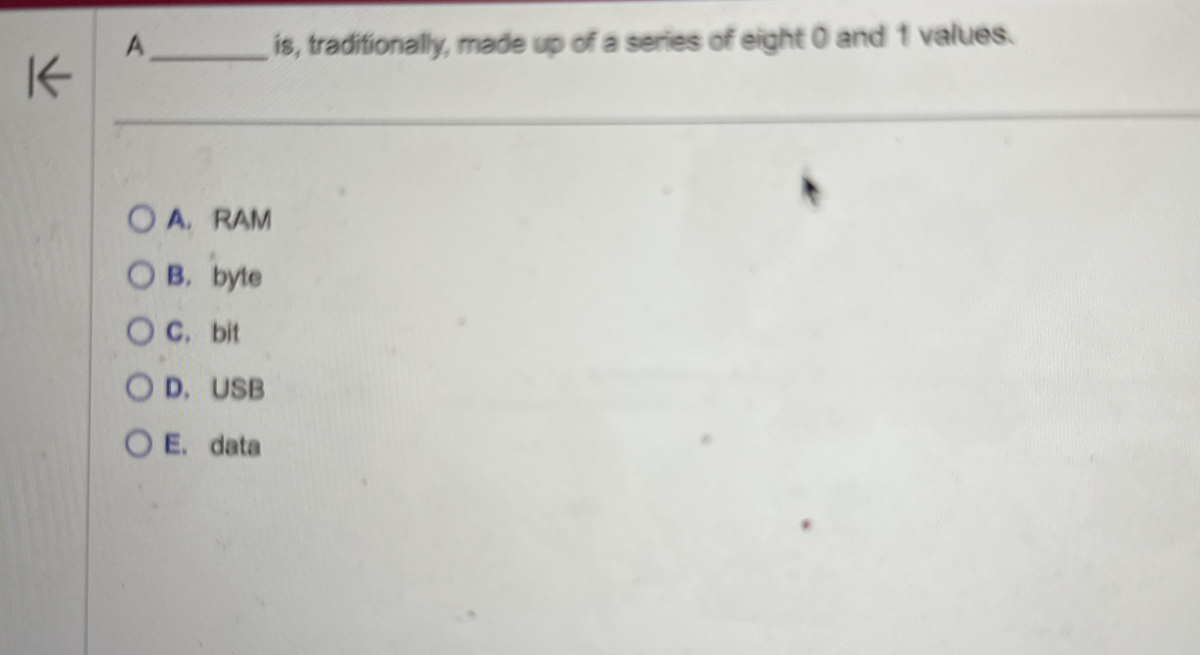 Solved A ﻿is, ﻿traditionally, made up of a series of eight | Chegg.com
