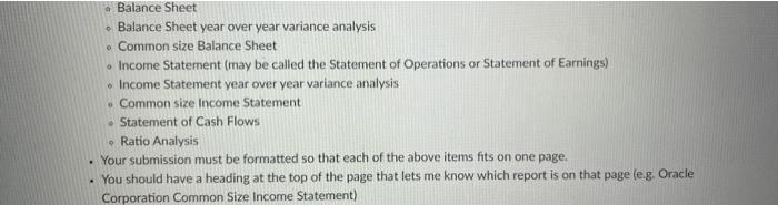 Please complete a year over year variance analysis on | Chegg.com