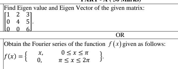 Solved Find Eigen value and Eigen Vector of the given | Chegg.com