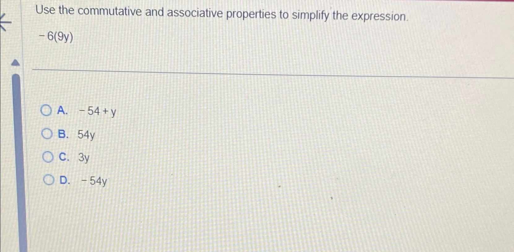 Solved Use the commutative and associative properties to | Chegg.com