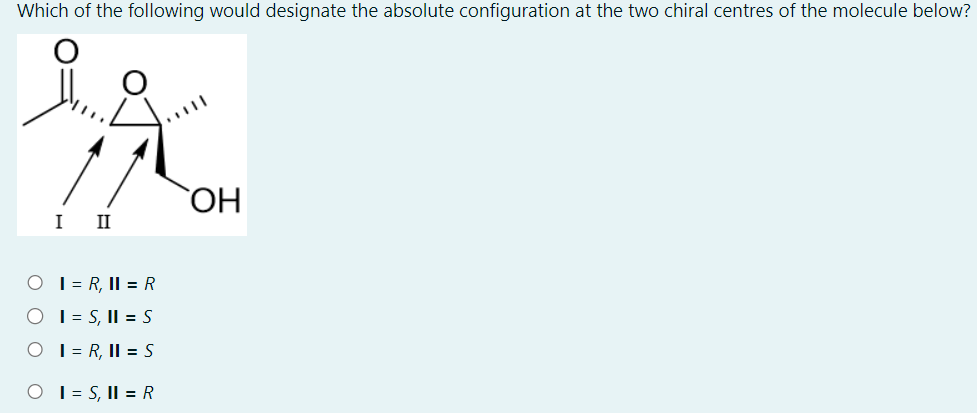 Solved Which of the following would designate the absolute | Chegg.com