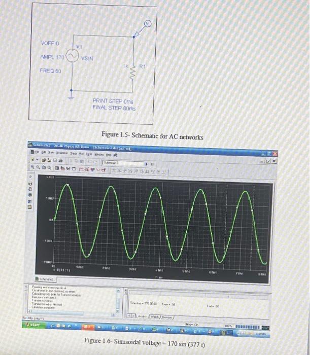 Solved A- Objectives. 1- Learn to use the pSpice simulation | Chegg.com