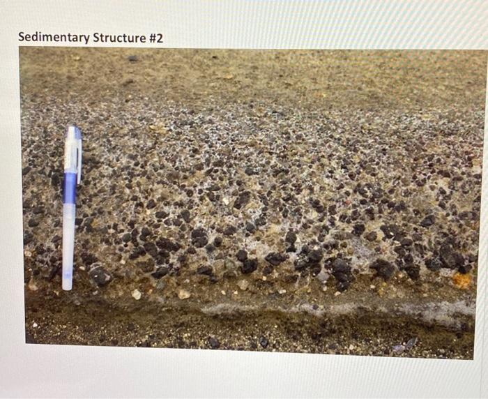 Solved Sedimentary Structure \#1 Sedimentary Structure | Chegg.com
