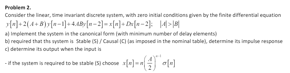 Solved Subject is : Signals and Systems: | Chegg.com