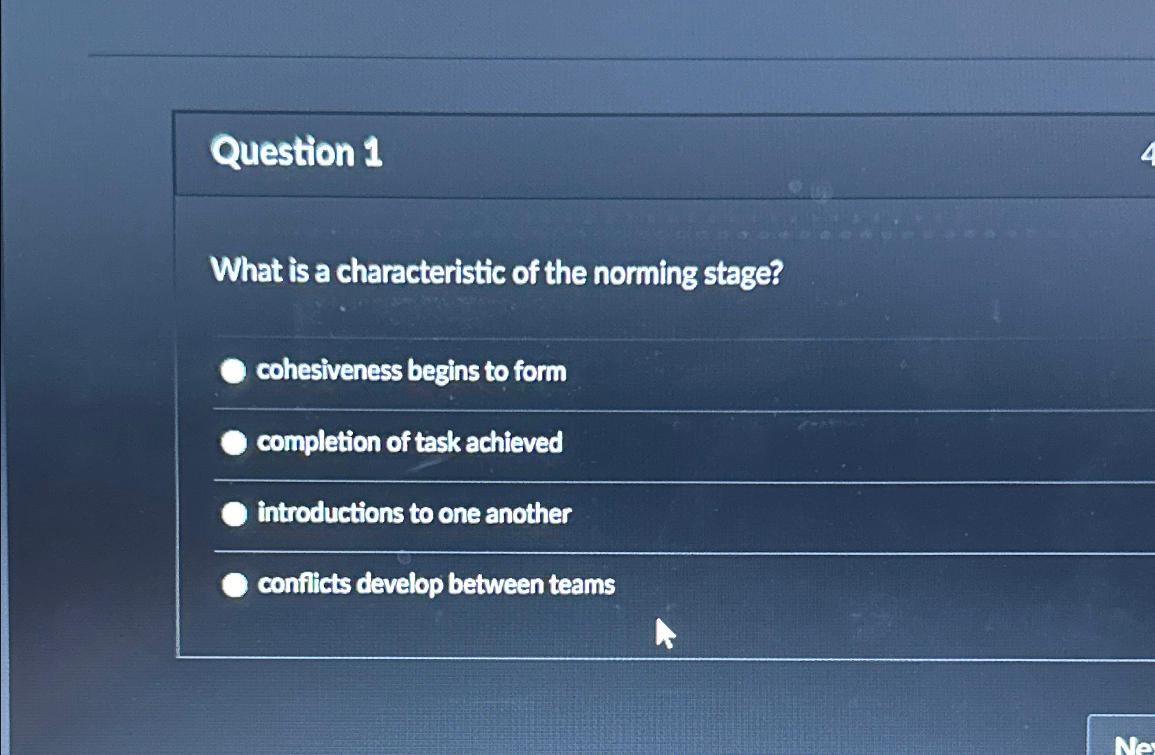 Solved Question 1What is a characteristic of the norming | Chegg.com