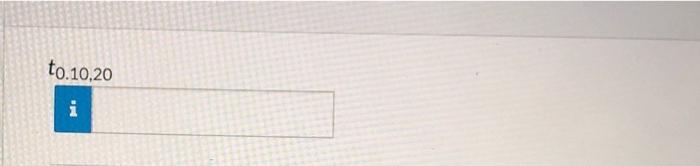 Solved Use Table V in Appendix A to find the values of the | Chegg.com