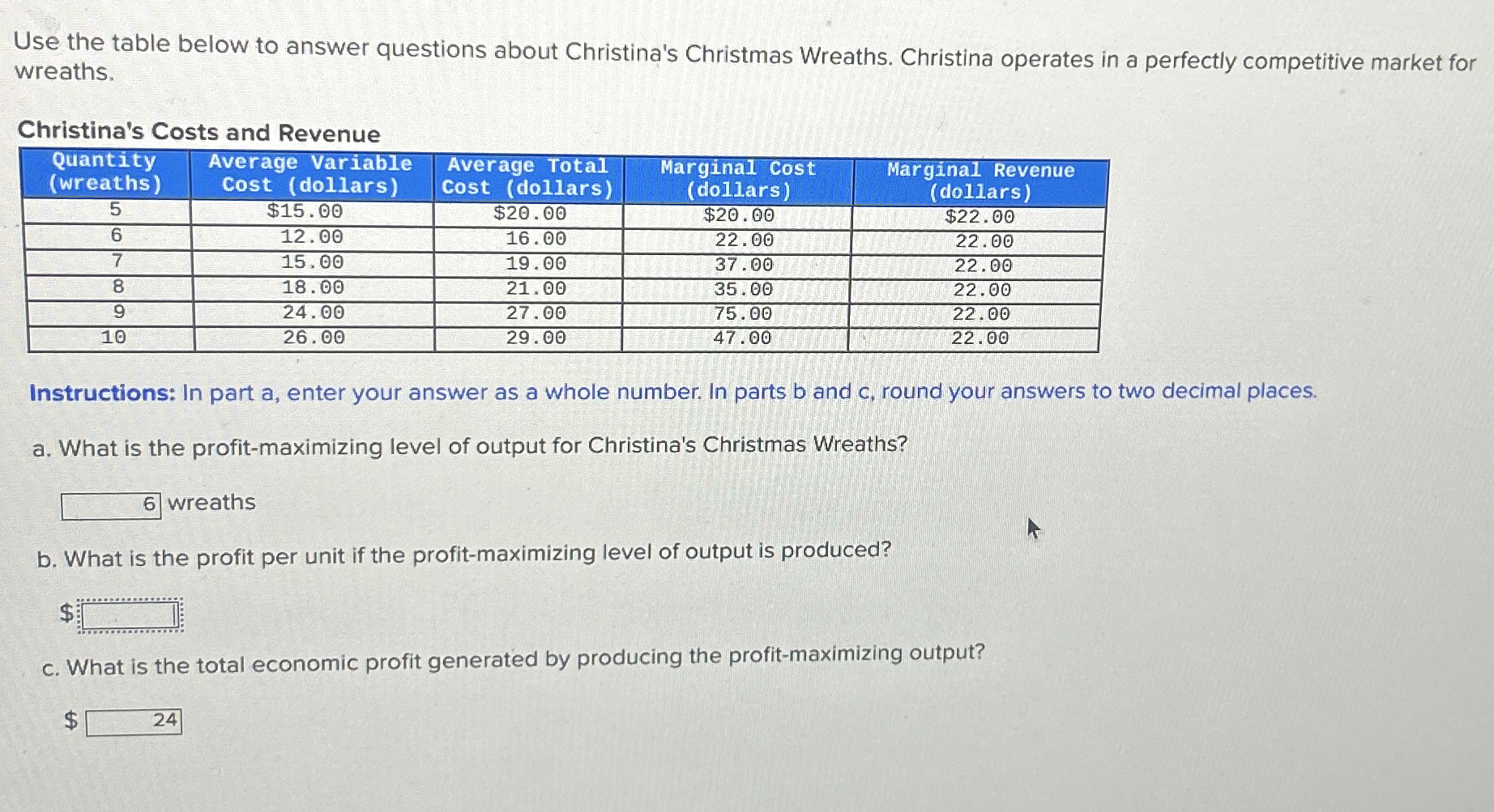 Solved Use the table below to answer questions about | Chegg.com