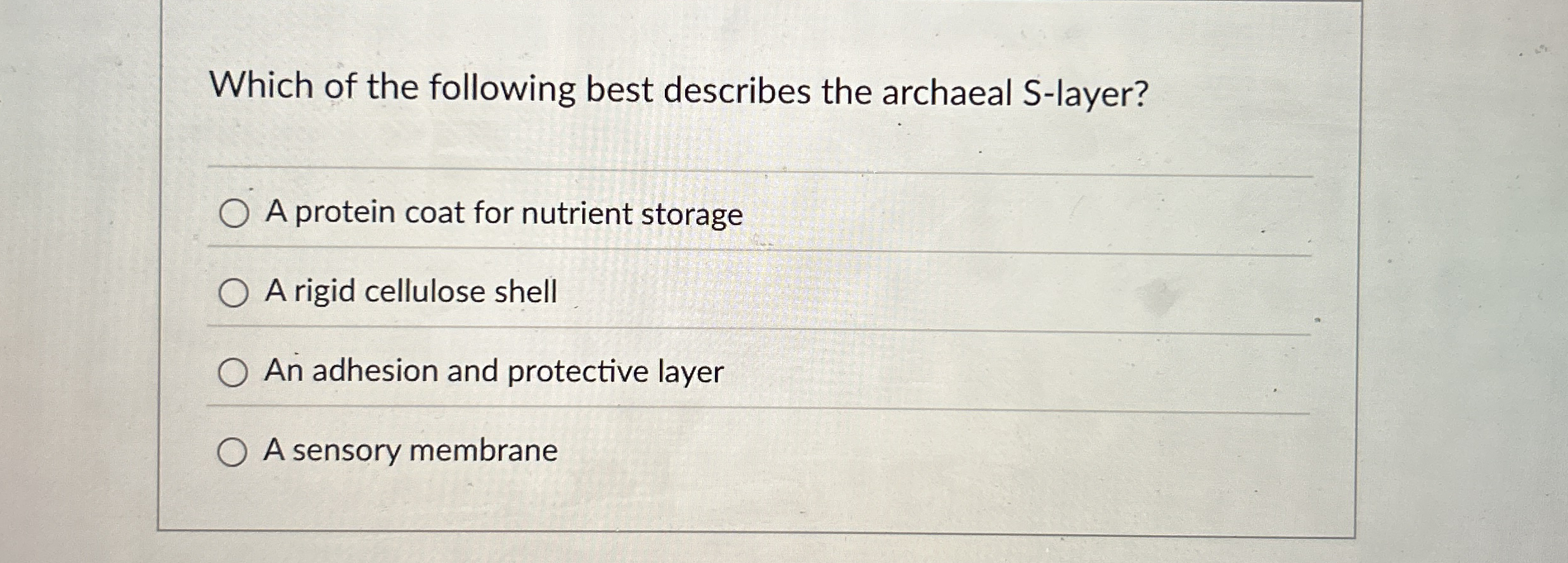 Solved Which of the following best describes the archaeal | Chegg.com