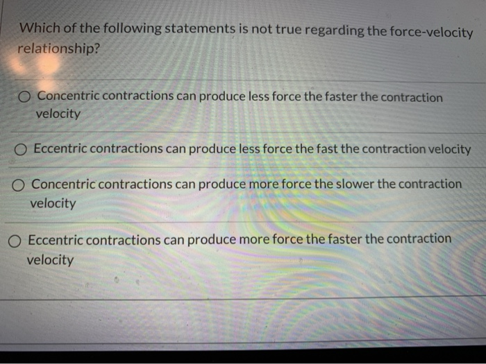 Solved Which of the following statements is not true | Chegg.com