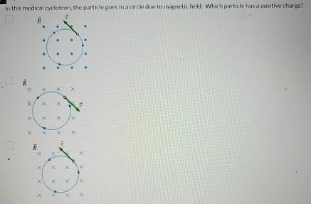 Solved In this medical cyclotron, the particle goes in a | Chegg.com