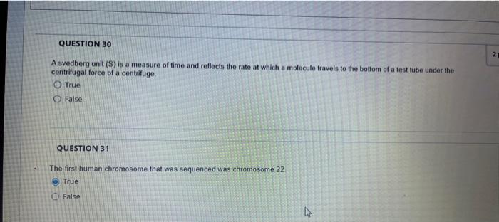 Solved A svedberg unit (S) is a measure of time and rellects | Chegg.com