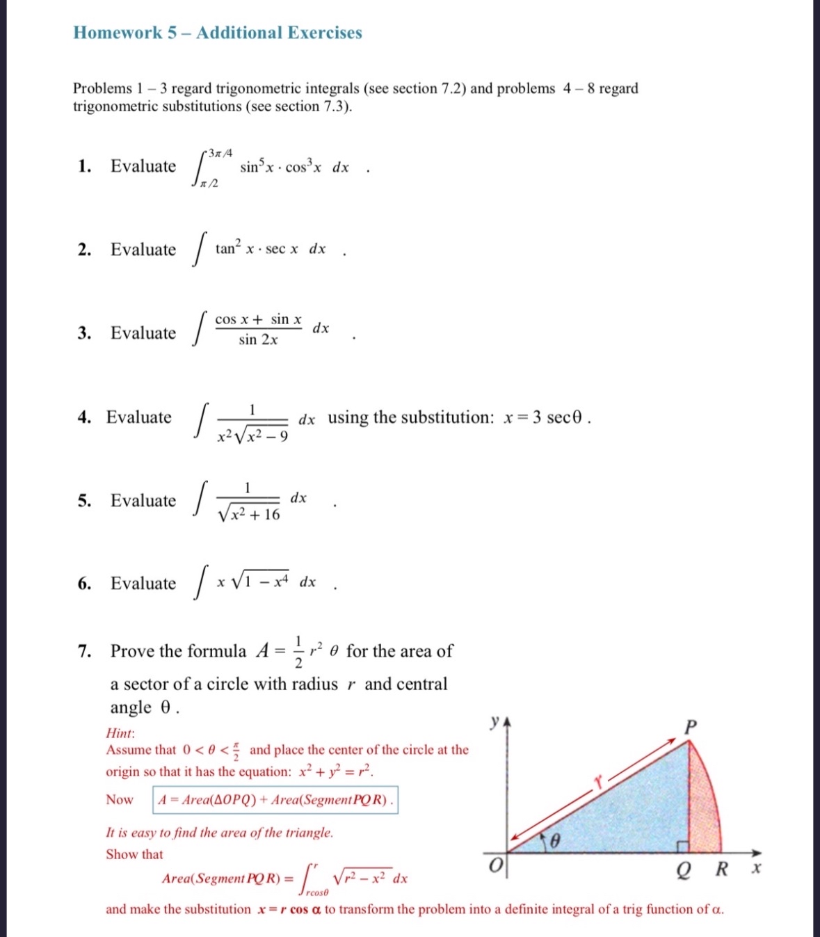 Solved Homework 5 - ﻿Additional ExercisesProblems 1-3 | Chegg.com