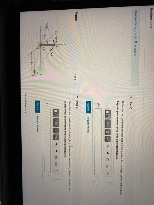 Solved 2020 SPRING Statics | Chegg.com