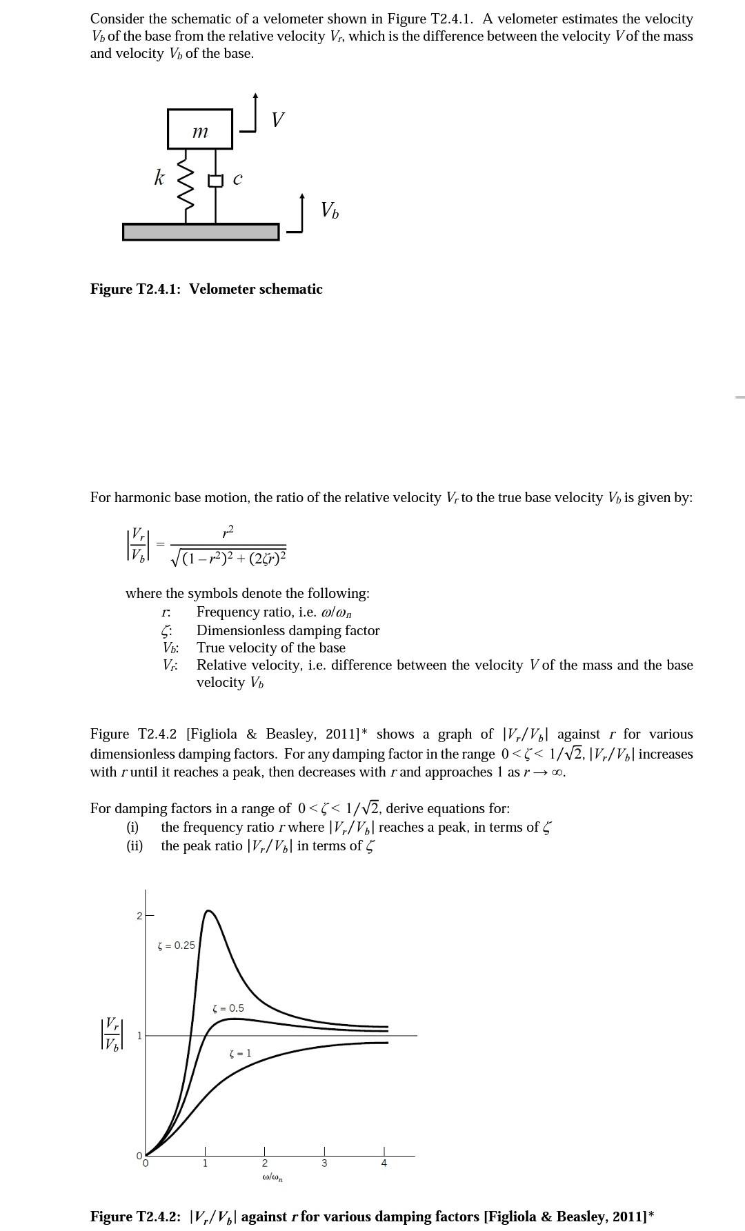 Solved Consider the schematic of a velometer shown in Figure | Chegg.com