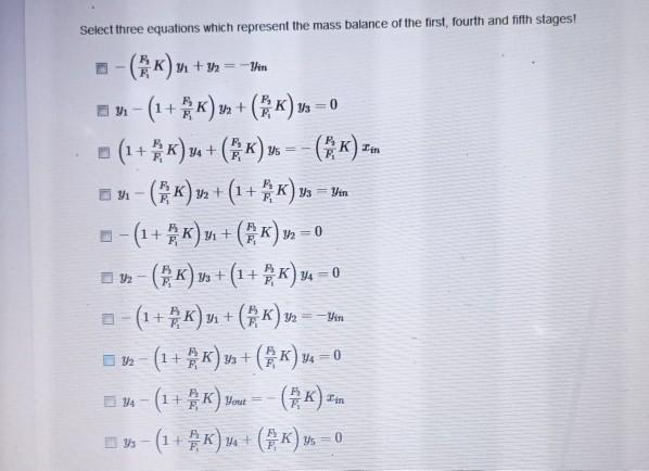 A multi-stage solvent extraction is illustrated as | Chegg.com