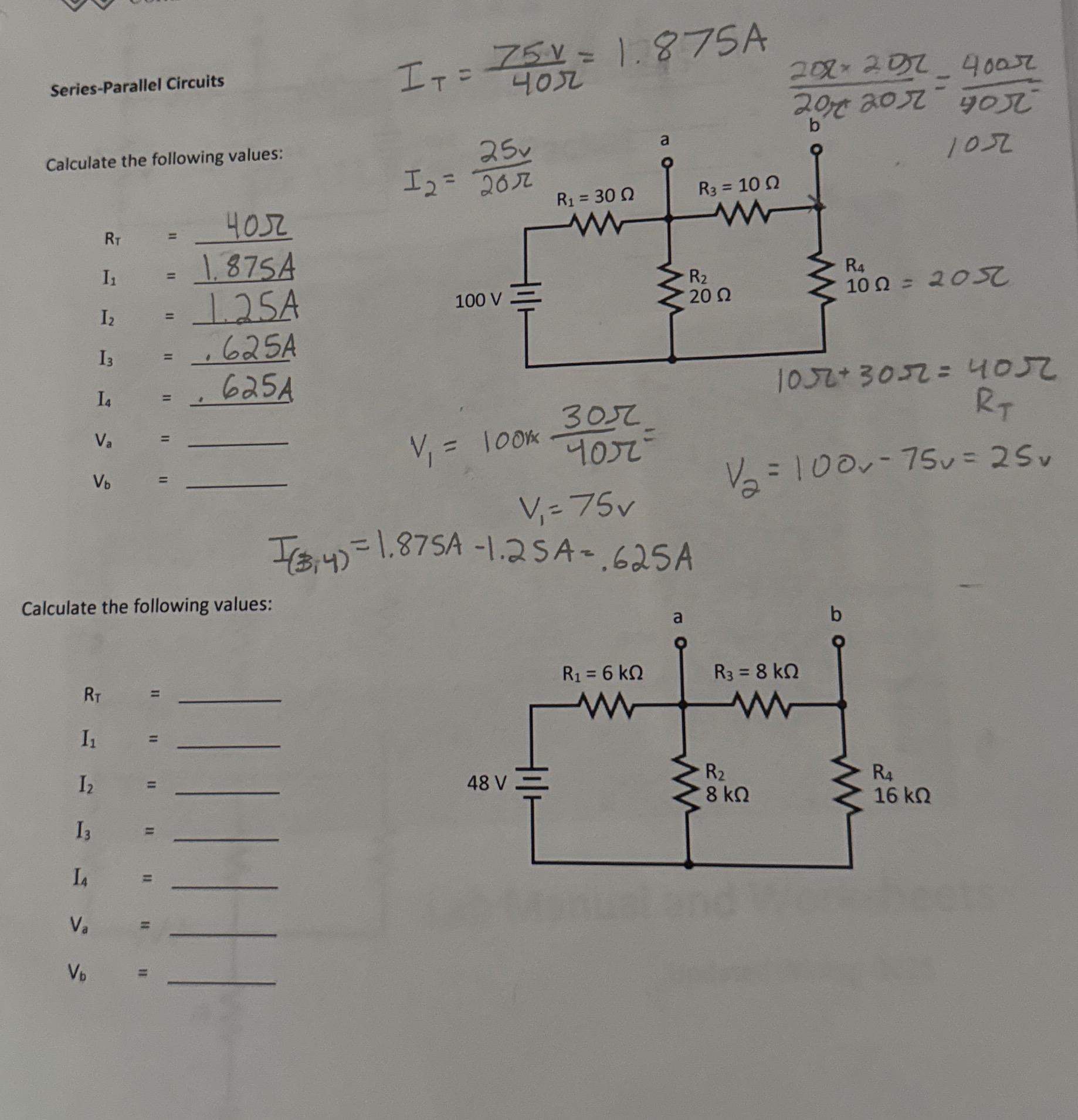 Solved Series-Parallel | Chegg.com