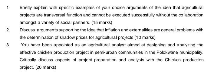 Solved 1. Briefly explain with specific examples of your | Chegg.com