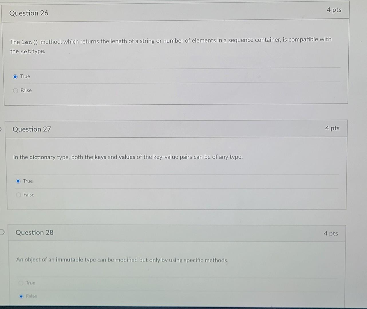 Solved Examine the following code, then answer the following | Chegg.com