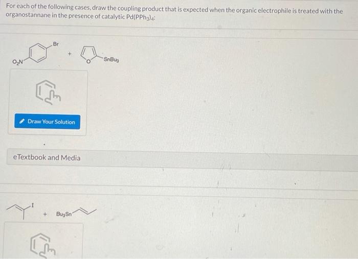 Solved For each of the following cases, draw the coupling | Chegg.com