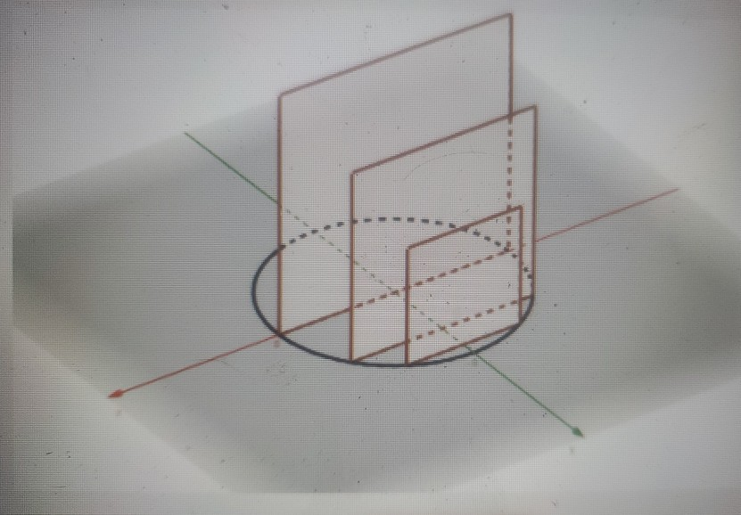 Solved determine the volume of the solid with a circular | Chegg.com