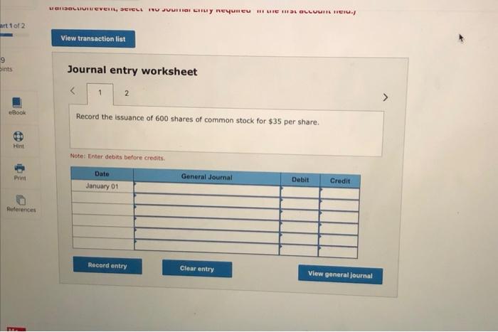 Solved Required information Exercise 10-3 (Algo) Record the | Chegg.com