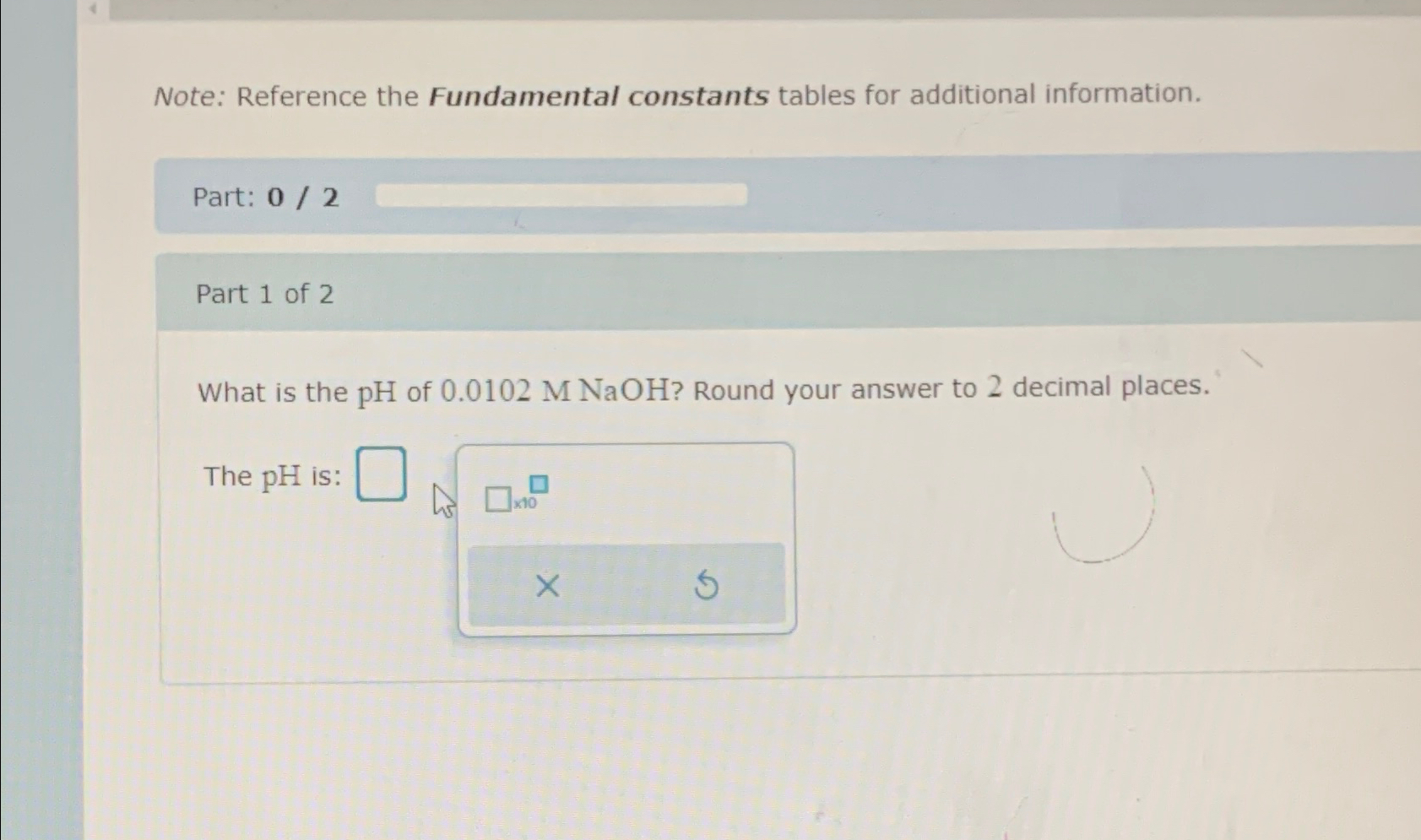 Note: Reference the Fundamental constants tables for | Chegg.com
