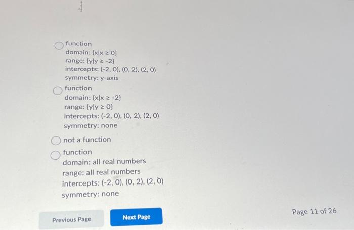 Solved Determine whether the graph is that of a function. If | Chegg.com