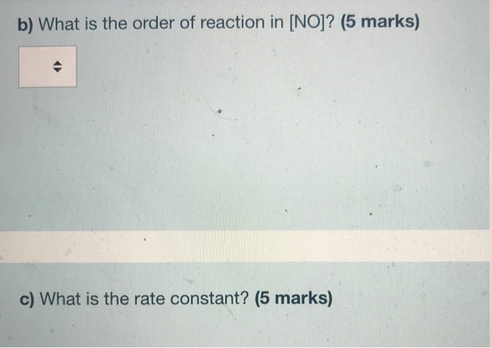 Solved 13. Consider the reaction: 2NO + O2 +2NO2 The | Chegg.com