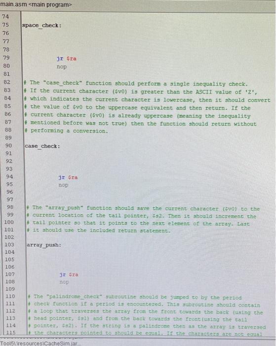 Solved The Task In this project, you will be writing a | Chegg.com