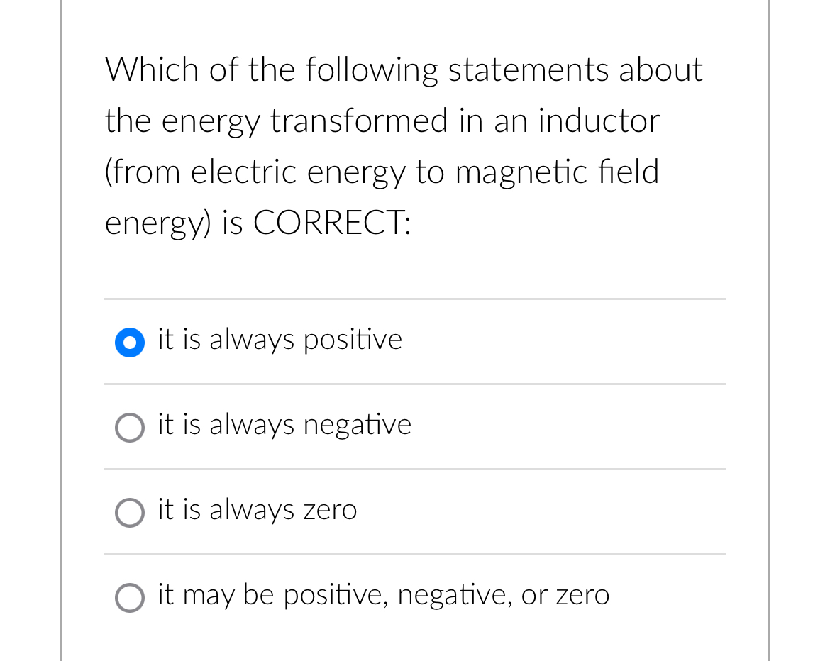 Solved Which of the following statements about the energy | Chegg.com