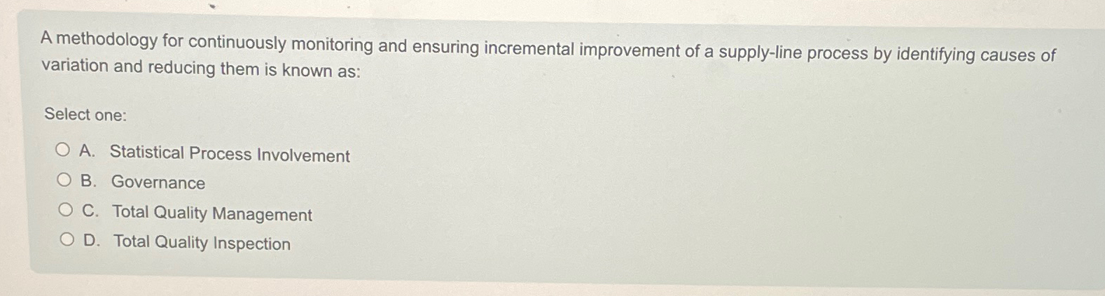 Solved A methodology for continuously monitoring and | Chegg.com