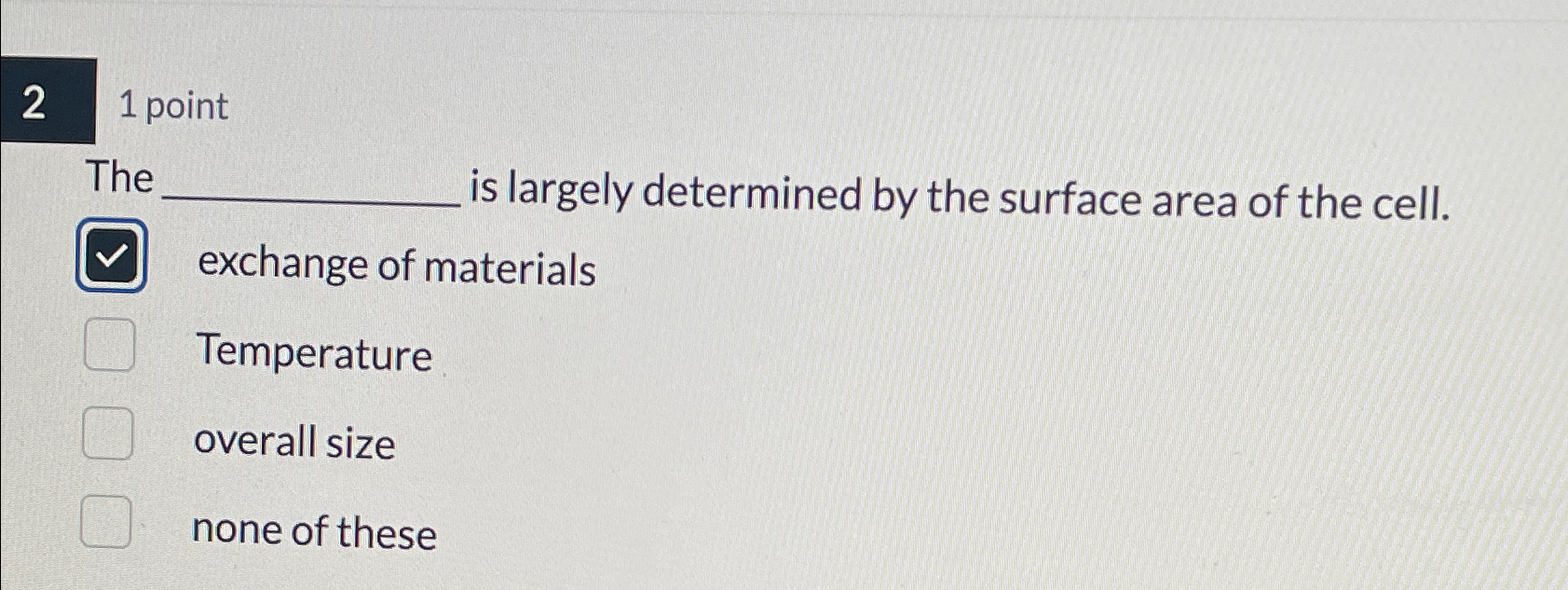 Solved 21 ﻿pointThe is largely determined by the surface | Chegg.com