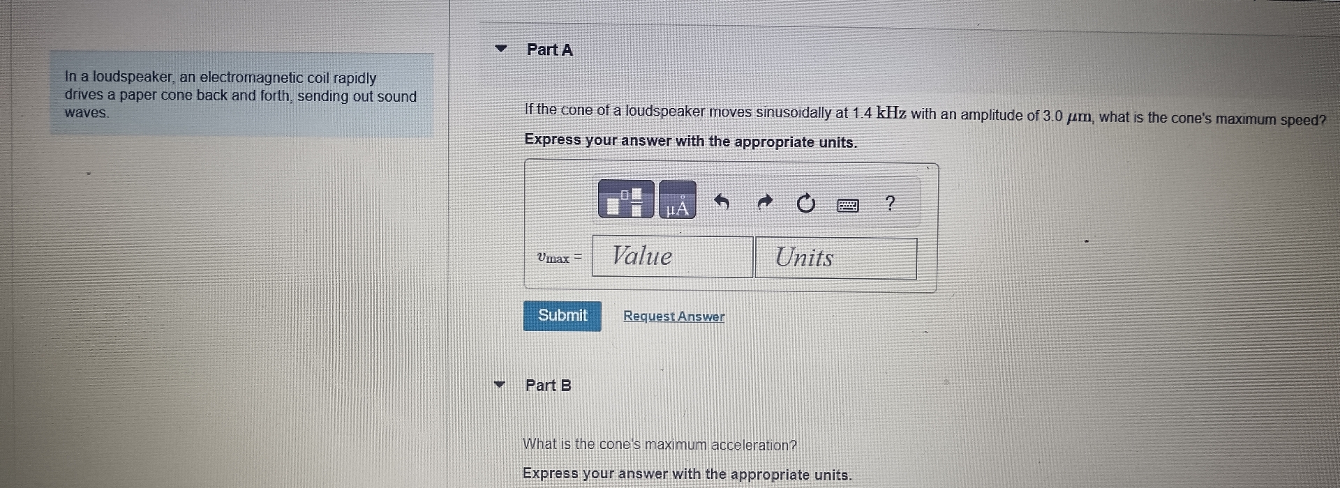 Solved In a loudspeaker, an electromagnetic coil rapidly | Chegg.com