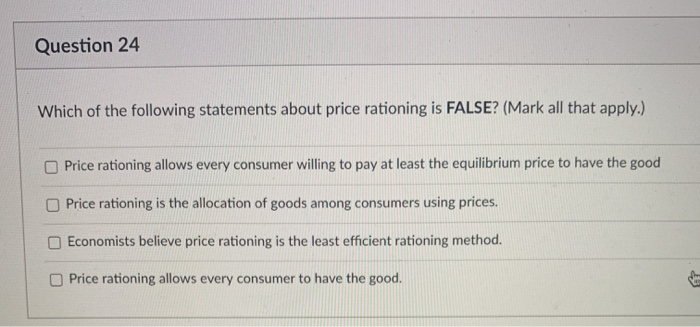 Solved Question 24 Which of the following statements about | Chegg.com