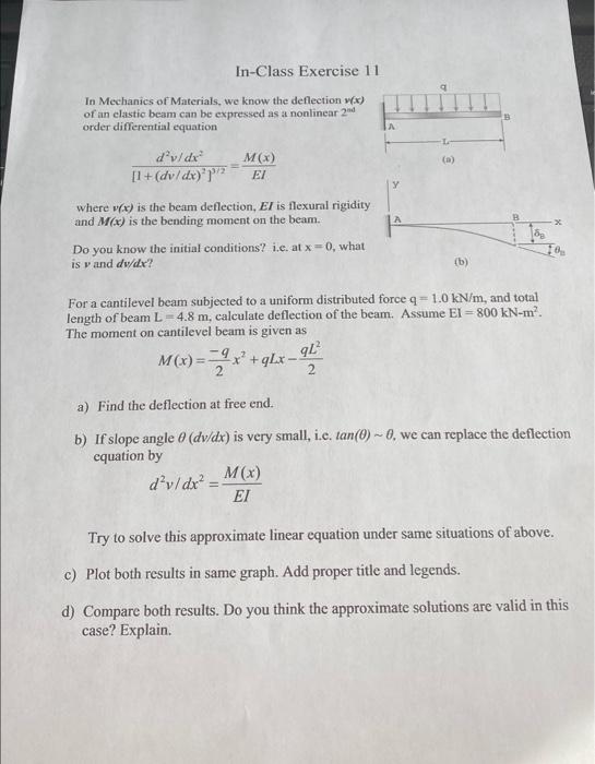 Solved In-Class Exercise 11 In Mechanies of Materials, we | Chegg.com