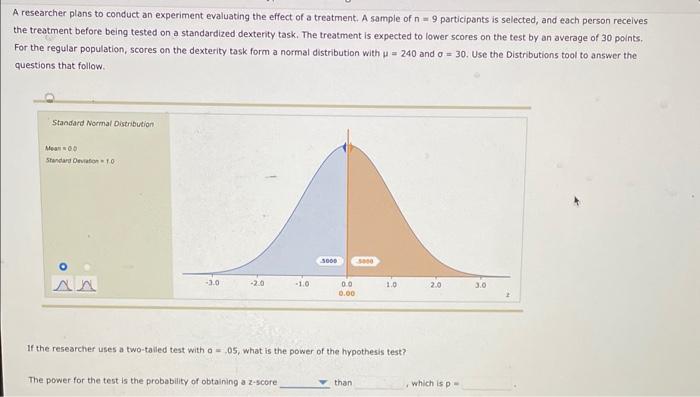 researcher plans to conduct an experiment evaluating | Chegg.com
