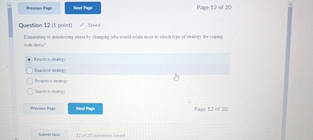Solved Page 12 ﻿of 20Question 12 (1 ﻿point) | Chegg.com