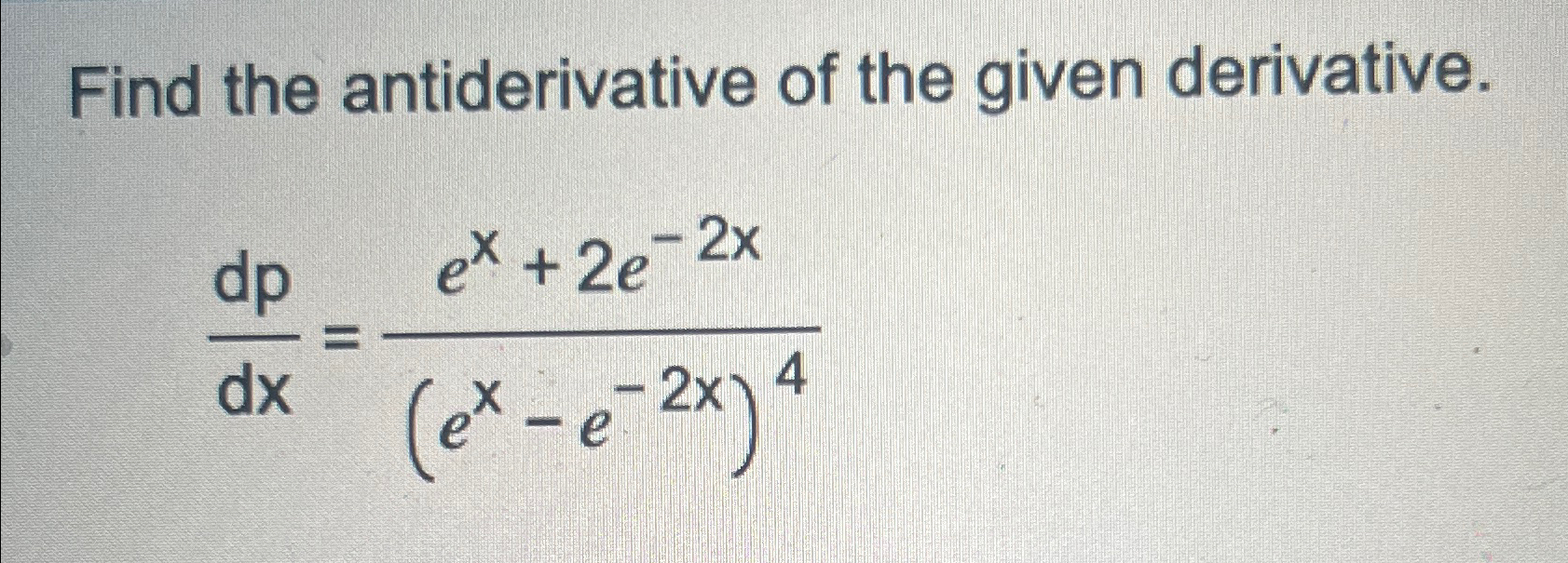 Solved Find the antiderivative of the given | Chegg.com